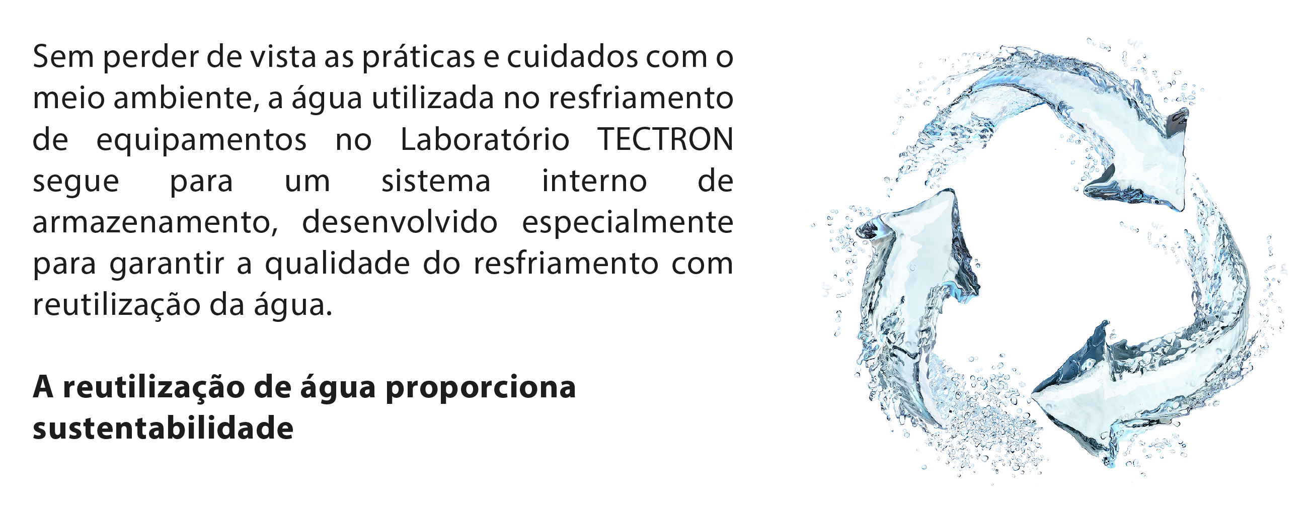 Reutilização da água - Tectron - Tecnologia e Inovação
